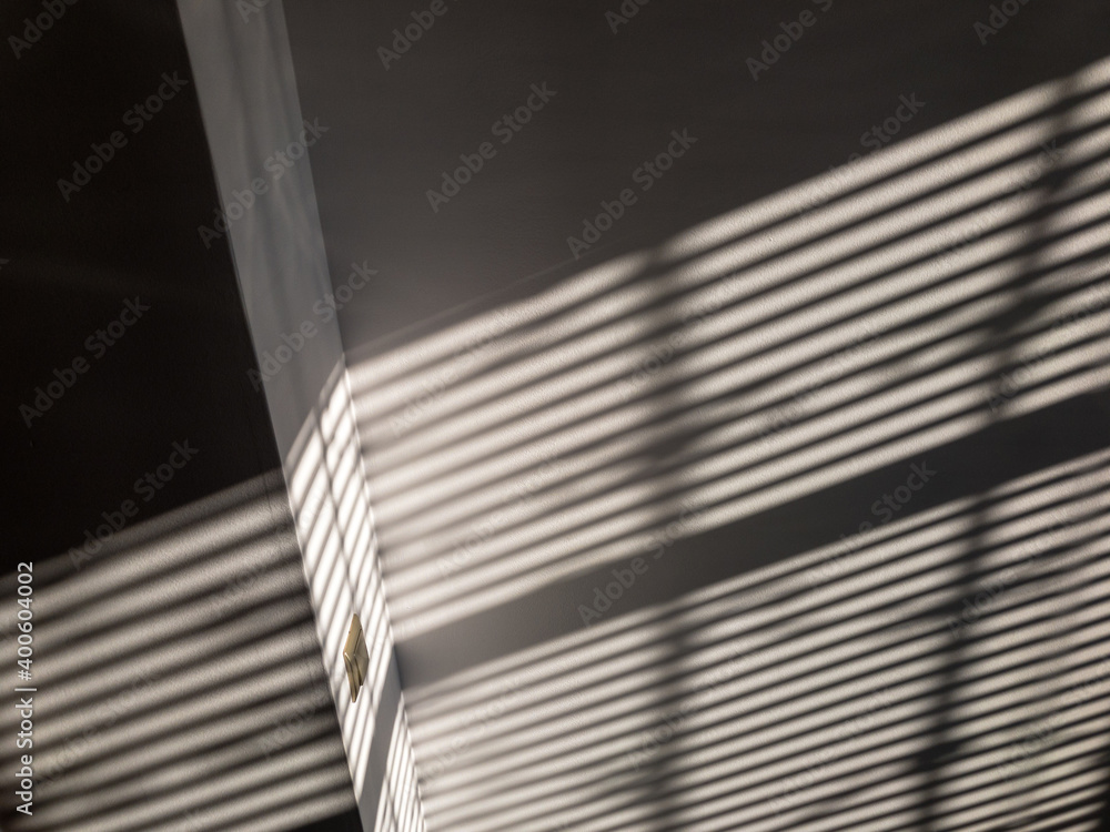 Space shadow. Sunlight architecture abstract background with light ...