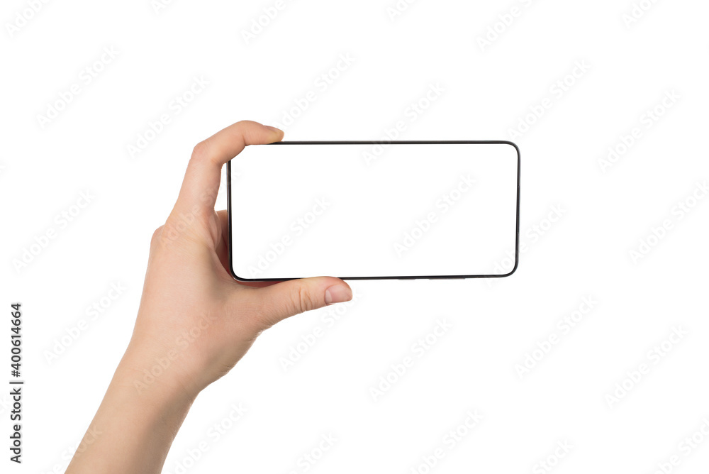 Taking picture concept. Pov first person view photo of female hand ...