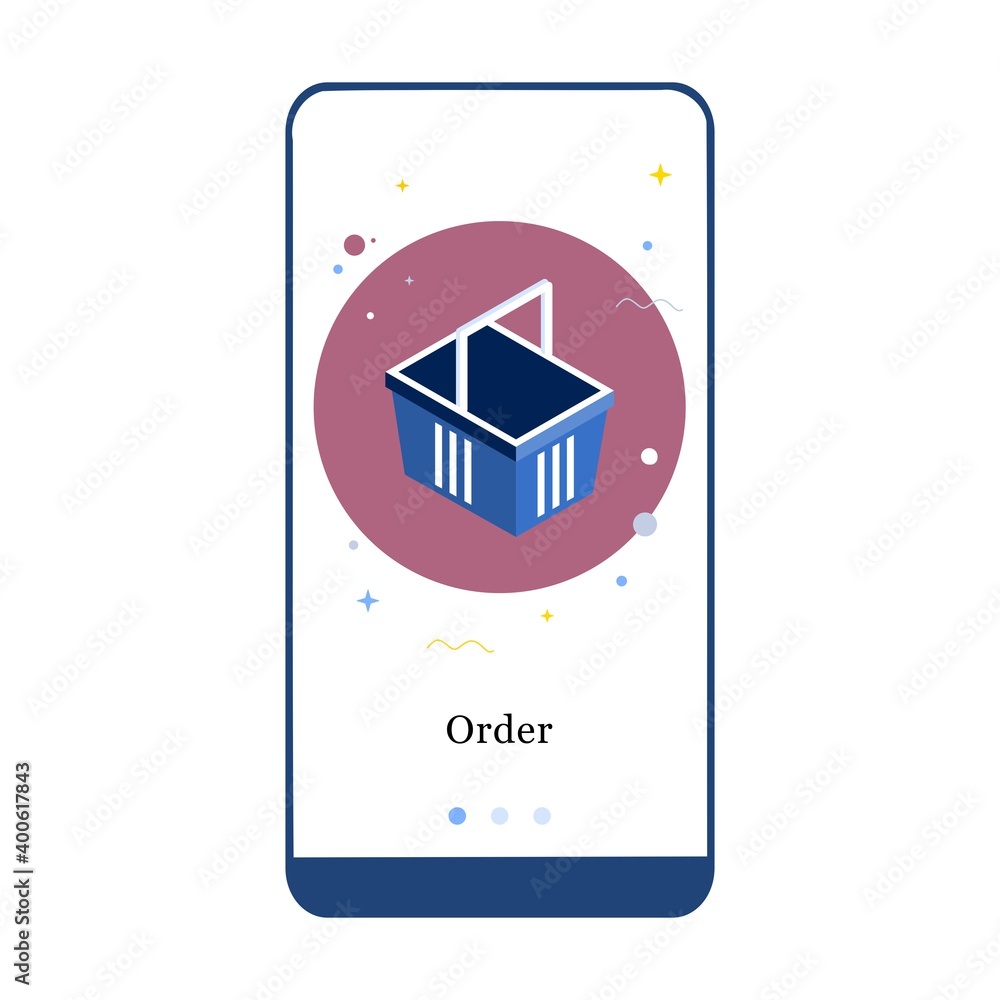 Vector illustration of online store promotion, e-commerce, and add to ...