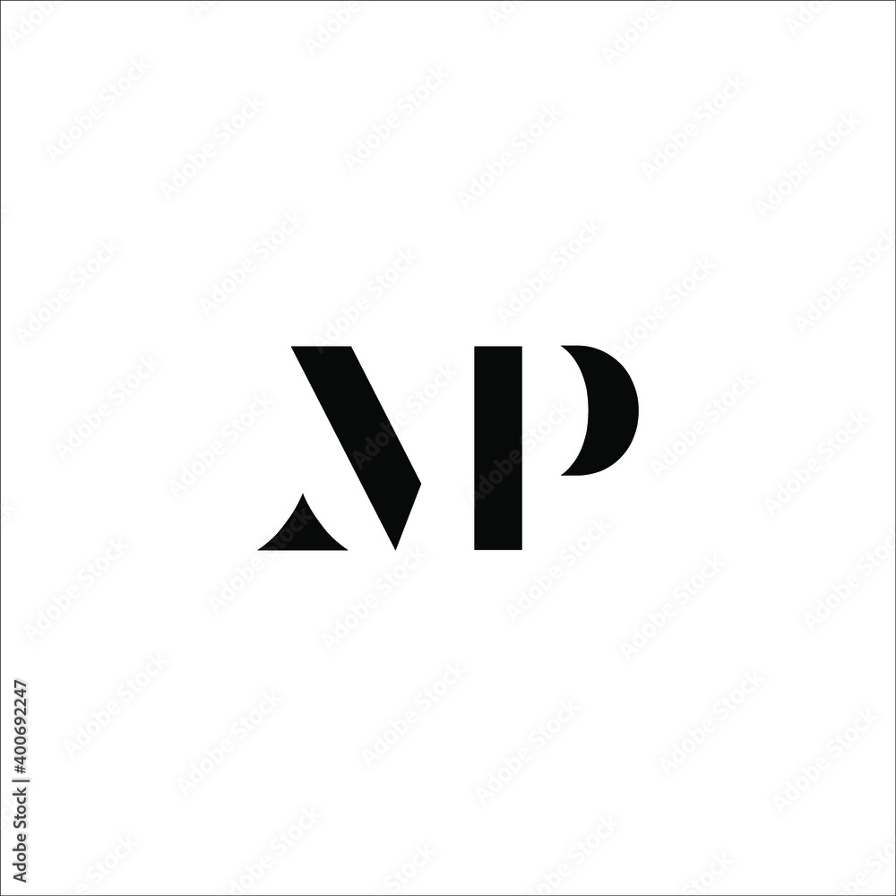 MP logo Stock Vector | Adobe Stock