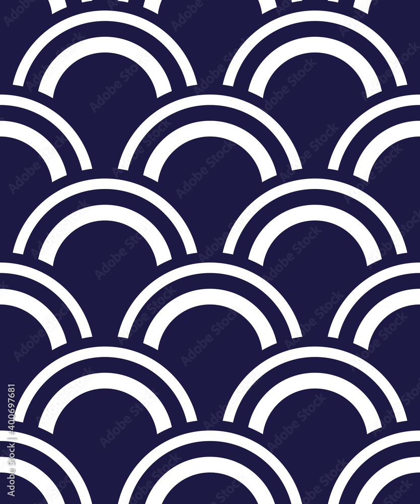 Japanese Wave Pattern Kimono