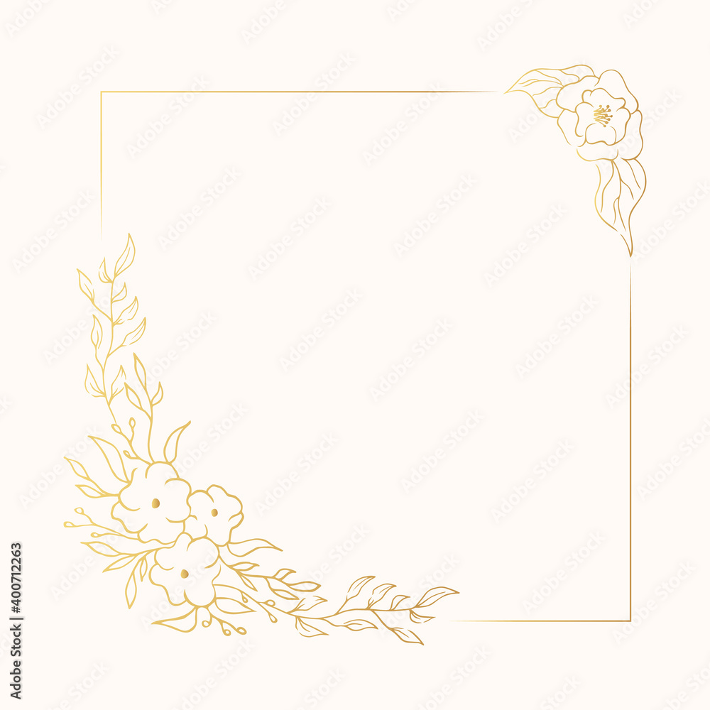 Golden Flower Border