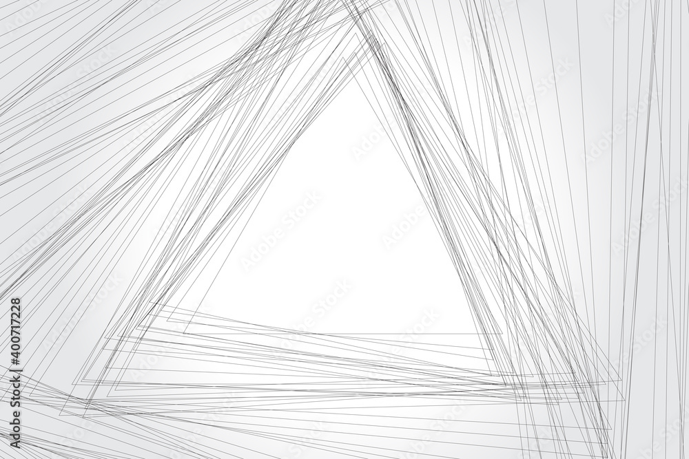 Line 3D Abstract White Background Stock Vector | Adobe Stock