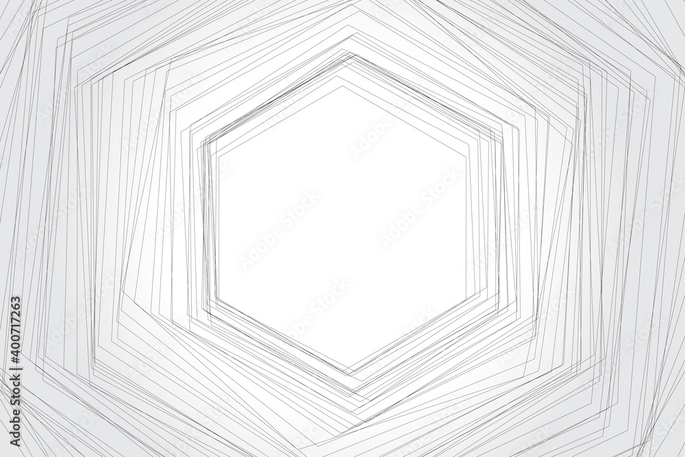 Line 3D Abstract White Background Stock Vector | Adobe Stock