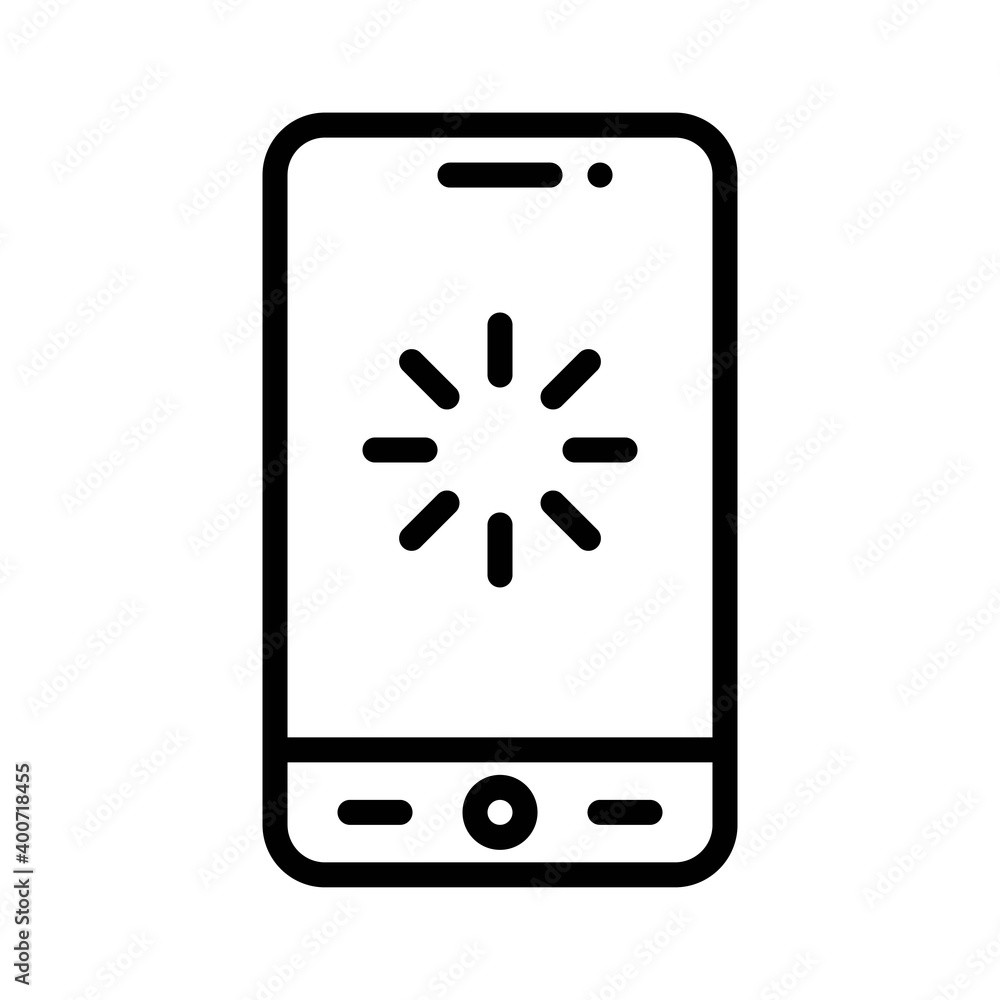 Iphone Loading Icon Vector