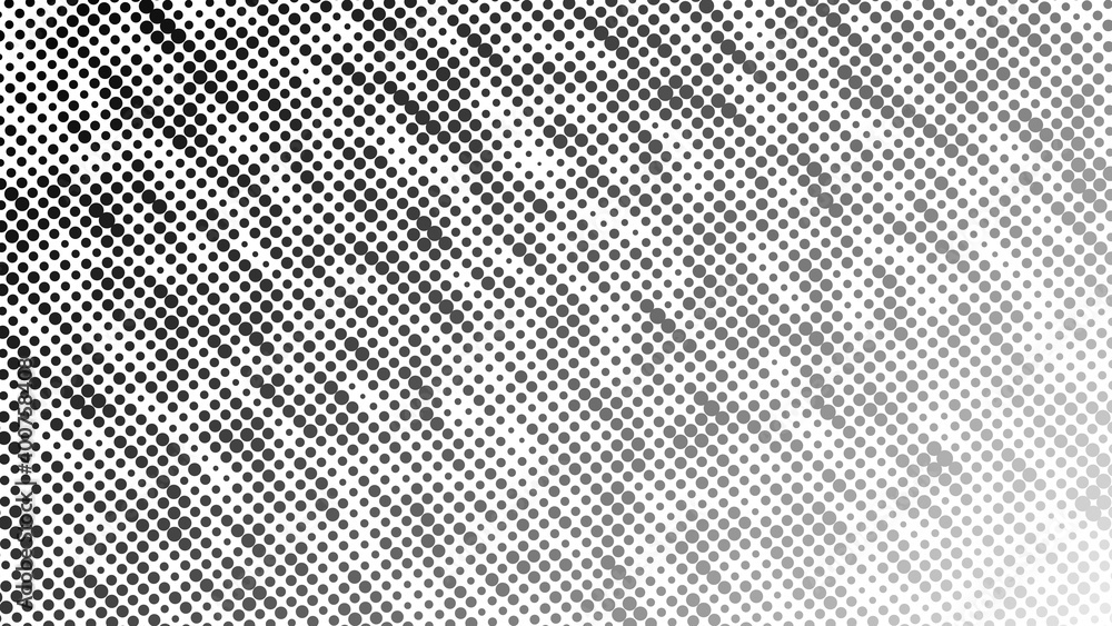 Futuristic dots background. Cyber background with particles different ...