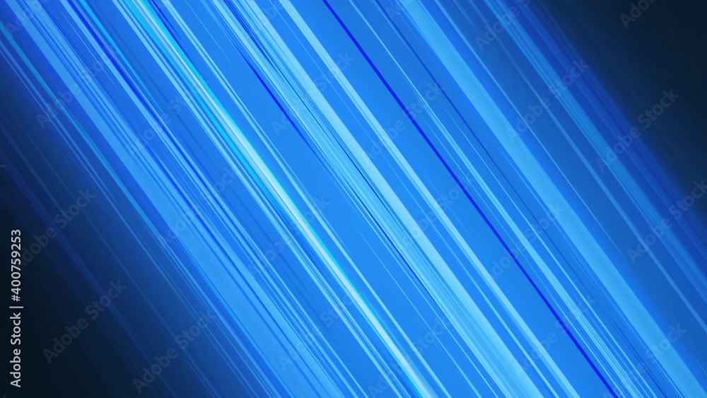 Anime background. Blue Diagonal Anime Speed Lines. 3d illustration ...