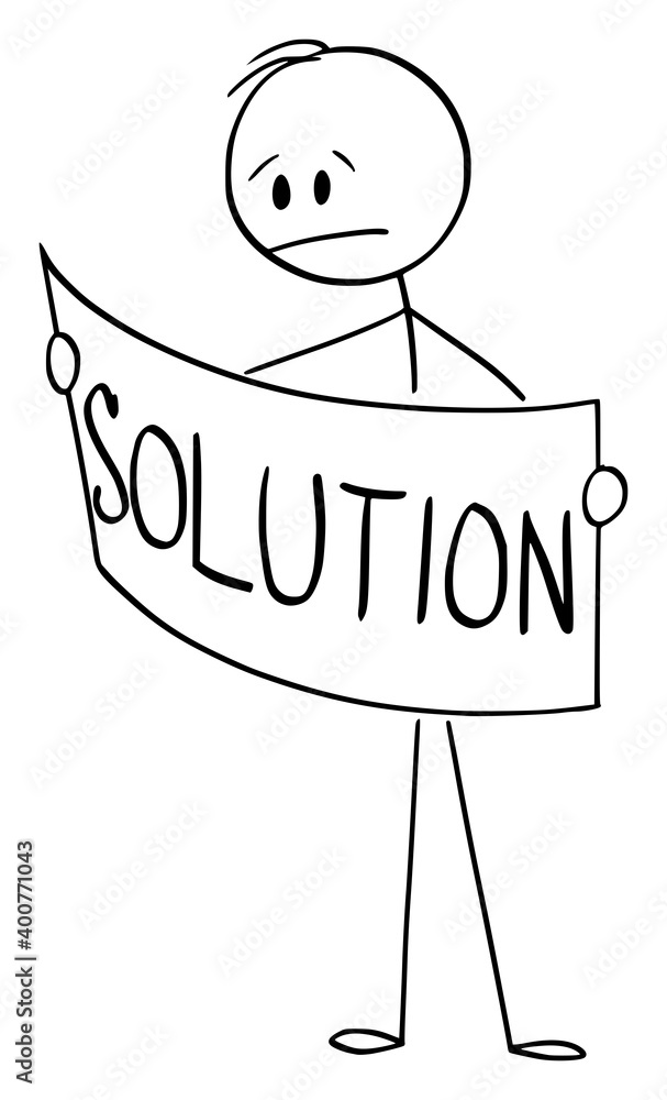 Vetor do Stock: Vector cartoon stick figure illustration of frustrated ...