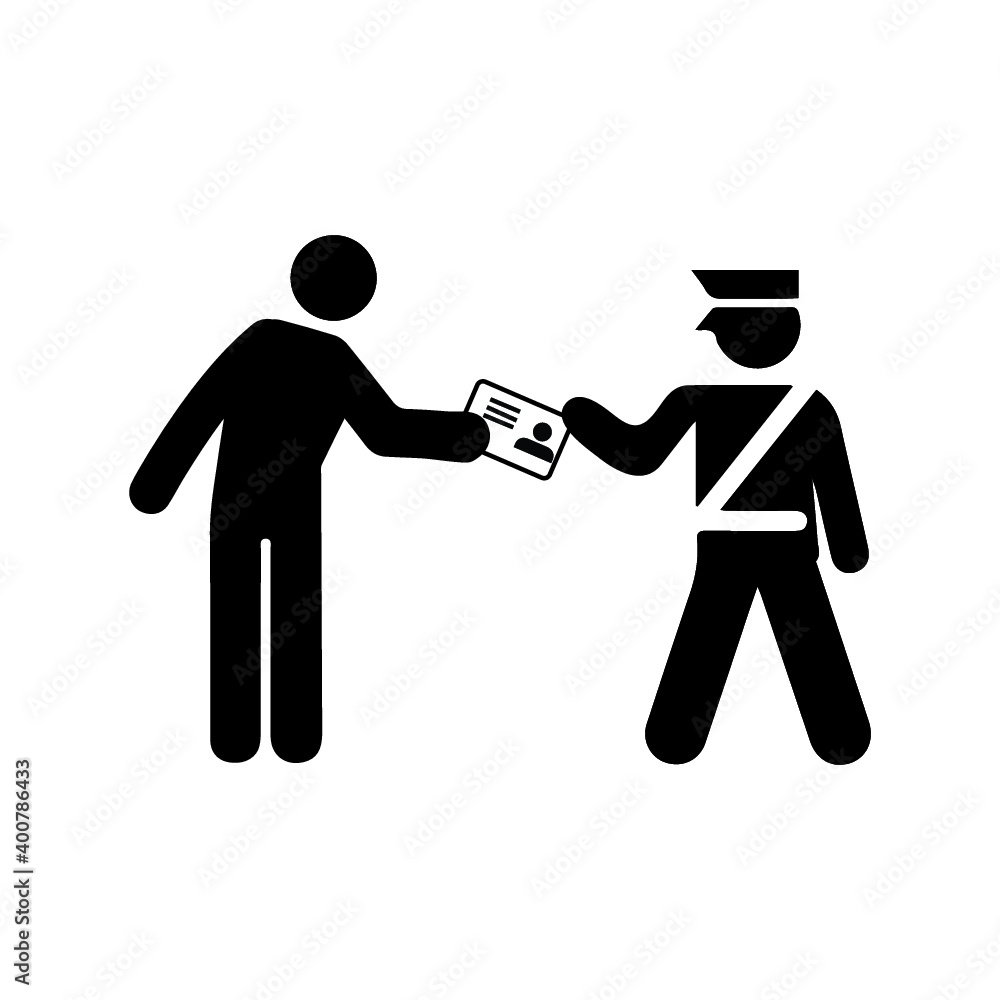 Man Getting Car License from Driving School Lesson Stick Figure ...