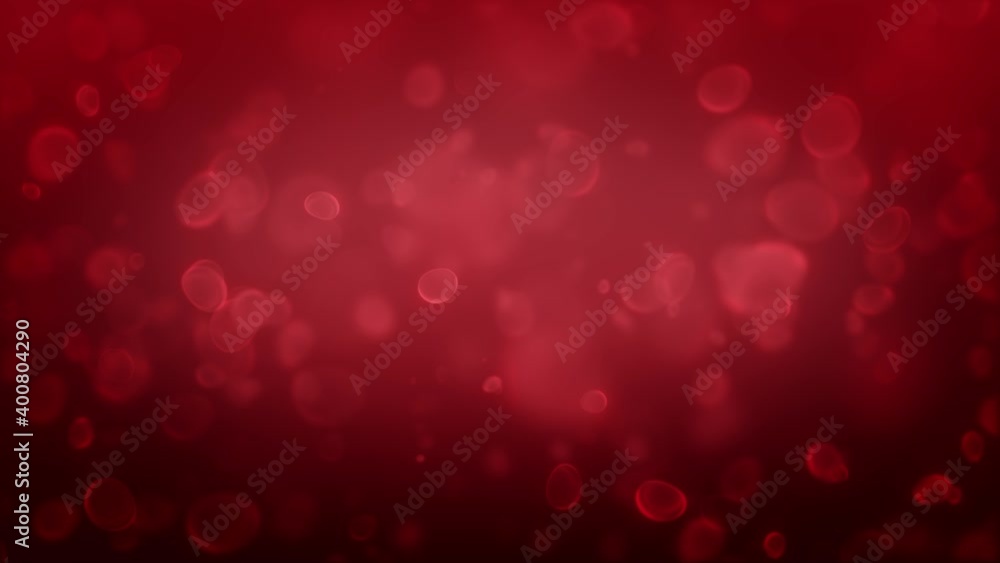 Abstract Red Blood Cells Background Loop/ 4k animation of a health and ...