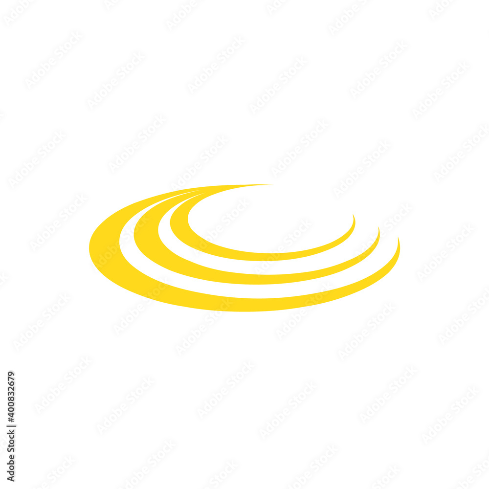 Puddle Logo Design Stock Vector | Adobe Stock