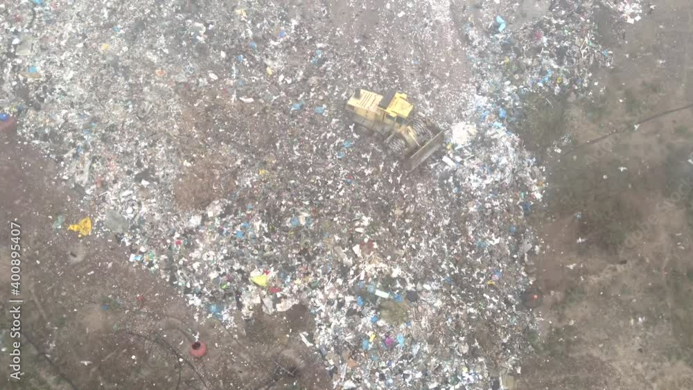 Landfill huge waste, garbage dump, rubbish landfill. Trash landfill ...