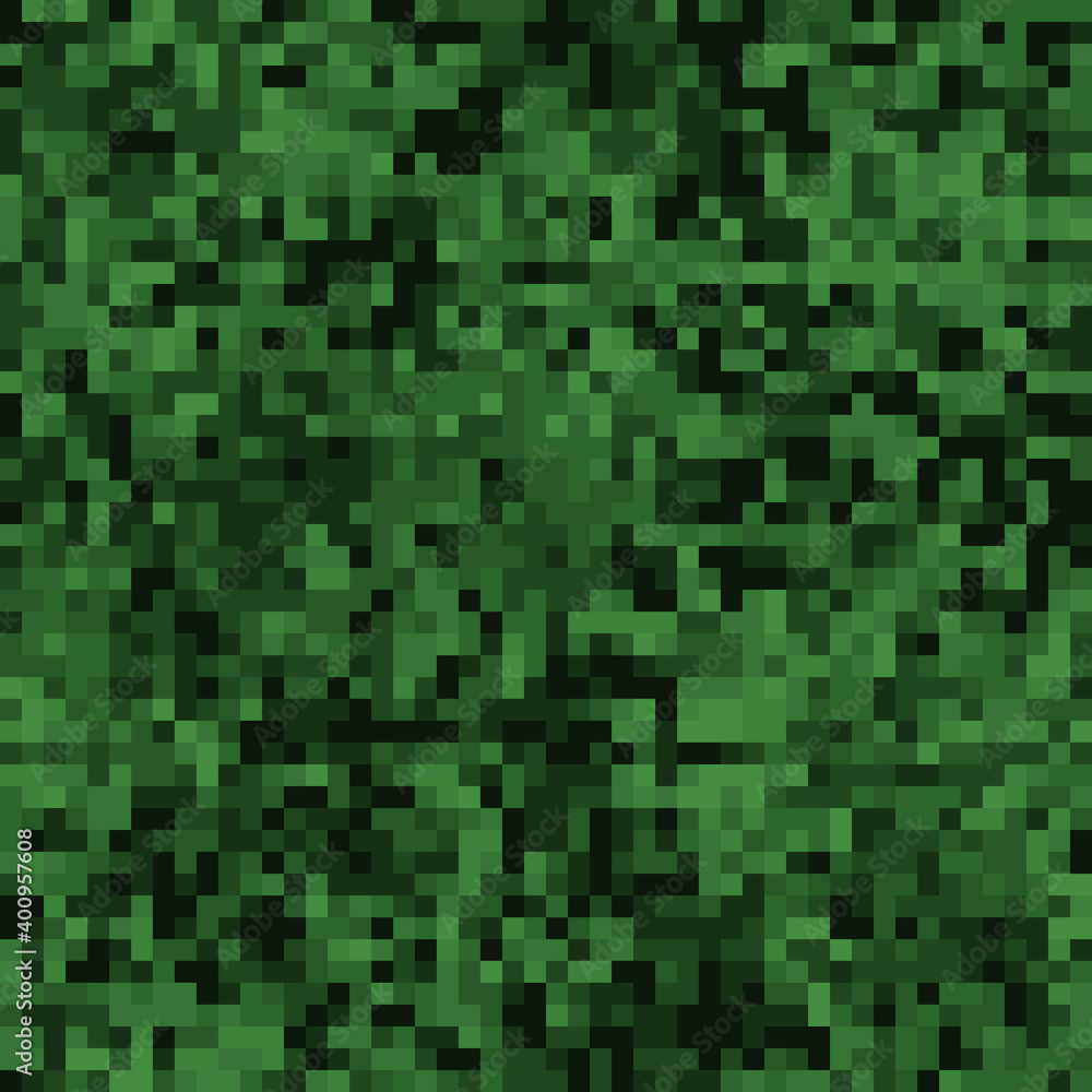 Texture pixel art. Green pixel art. Stock Illustration | Adobe Stock