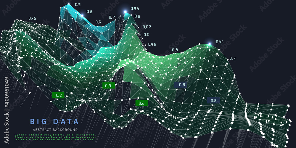 Abstract Analytical Background With Wireframe Algorithm Analyze Plane Data Analytics Algorithms