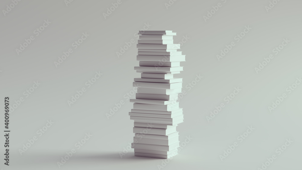 Tall Stack Of Books Black And White