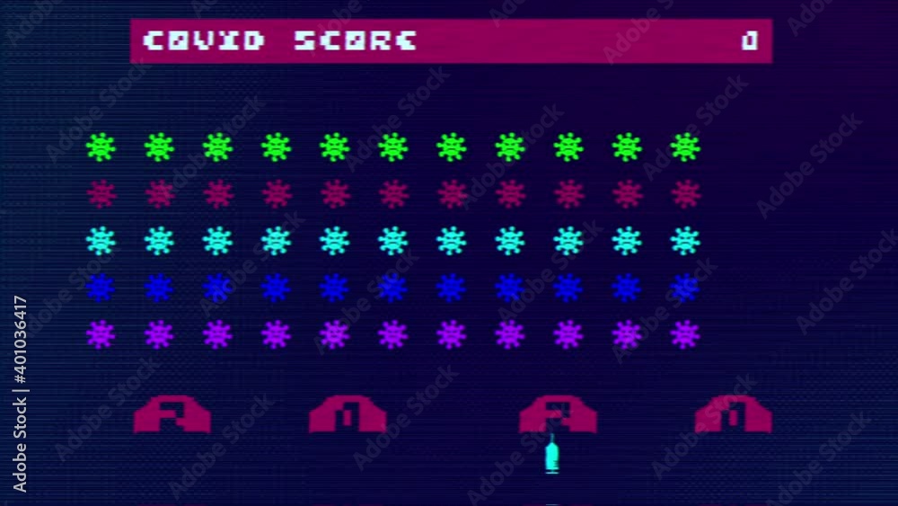 Vintage pixel art ufo space invaders battle video game meets ...