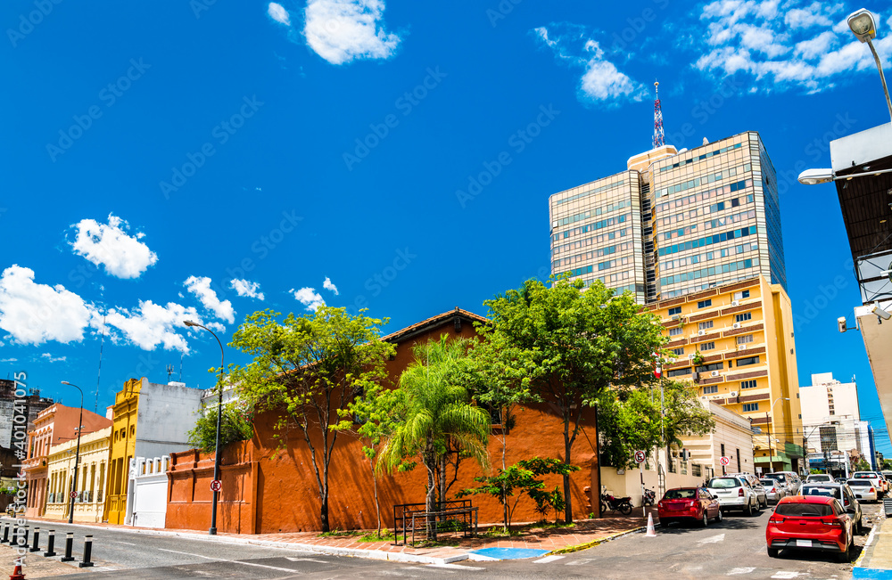 Architecture of Asuncion, the capital of Paraguay in South America ...
