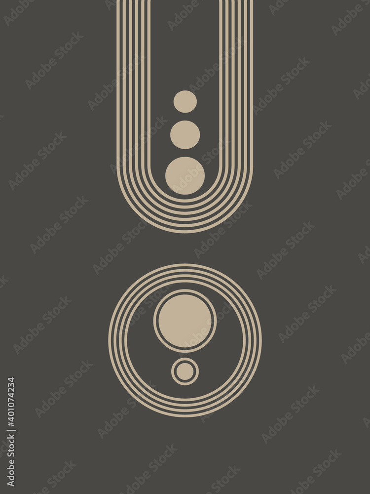 Mystical template for tarot cards, banners, flyers, posters, brochures ...