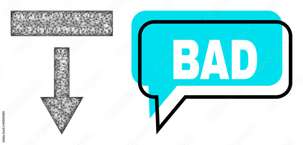 Chat Bad blue bubble frame and network pull down. Frame and colored ...