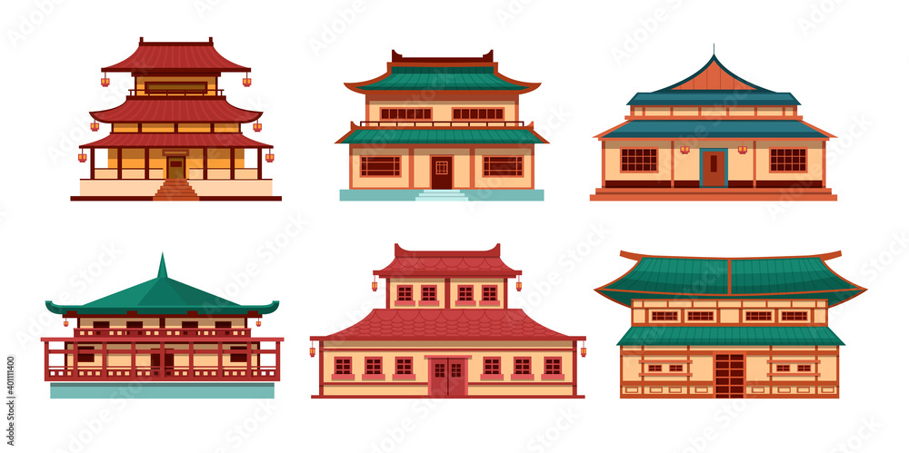 Traditional chinese buildings, asian architecture chinatown. China ...