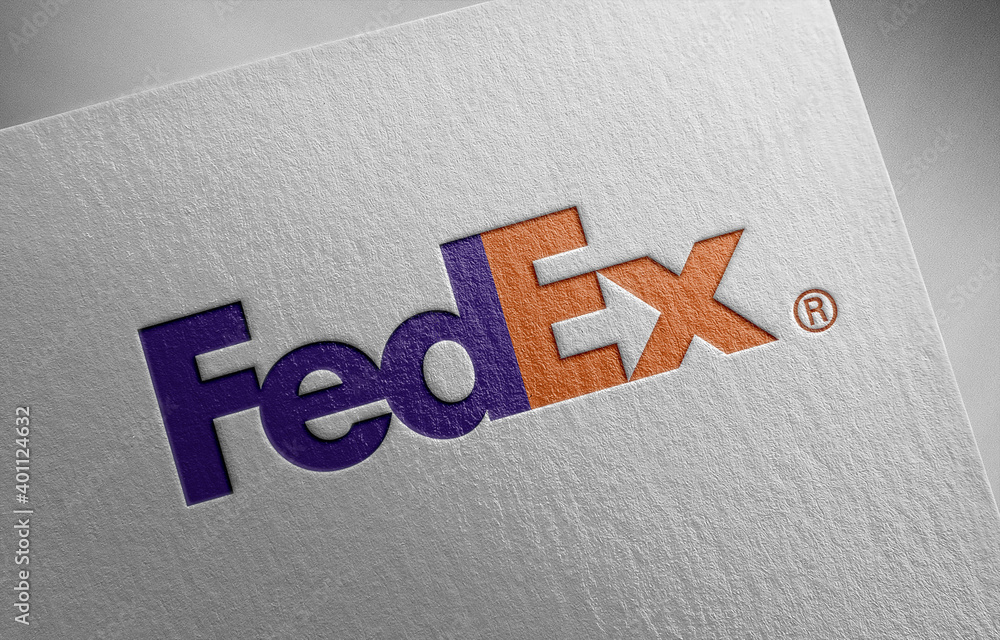 fedex-express-6_1 on paper texture Stock Illustration | Adobe Stock