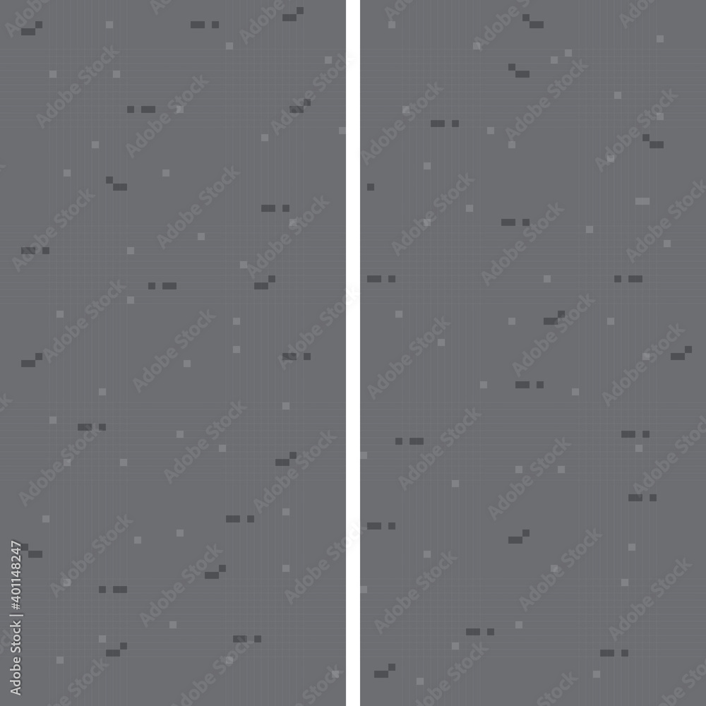 Road pixel art. Road texture. Vector picture. Stock Vector | Adobe Stock