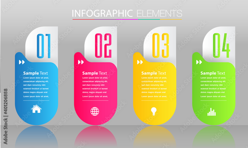 modern text box template, banner Infographics Stock Vector | Adobe Stock