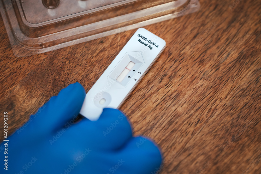 Review of a negative Antigen Test for SARS Covid-19. Fast rapid test ...