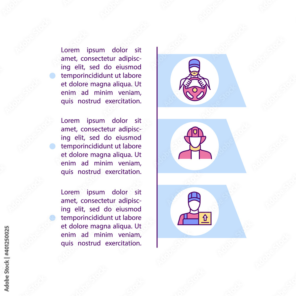 High risk industries concept icon with text. Work related MSDs ...