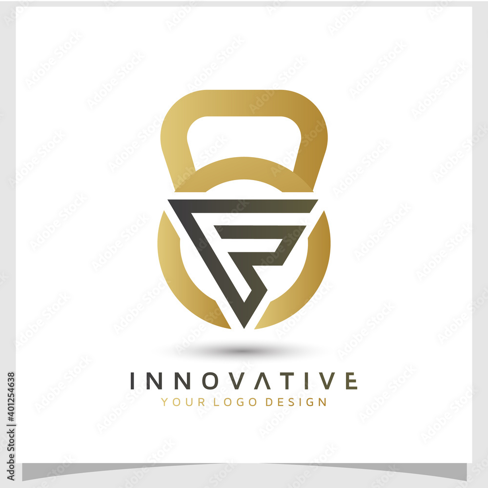 Letter FP fitness logo design, Gym Logos Design, Workout Logo Ideas For ...