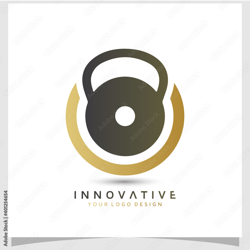 Vetor de Dumbbell vector icon fitness logo design, Gym Logos Design ...