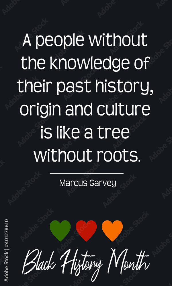 Black History Month quote. African American Social History heritage ...