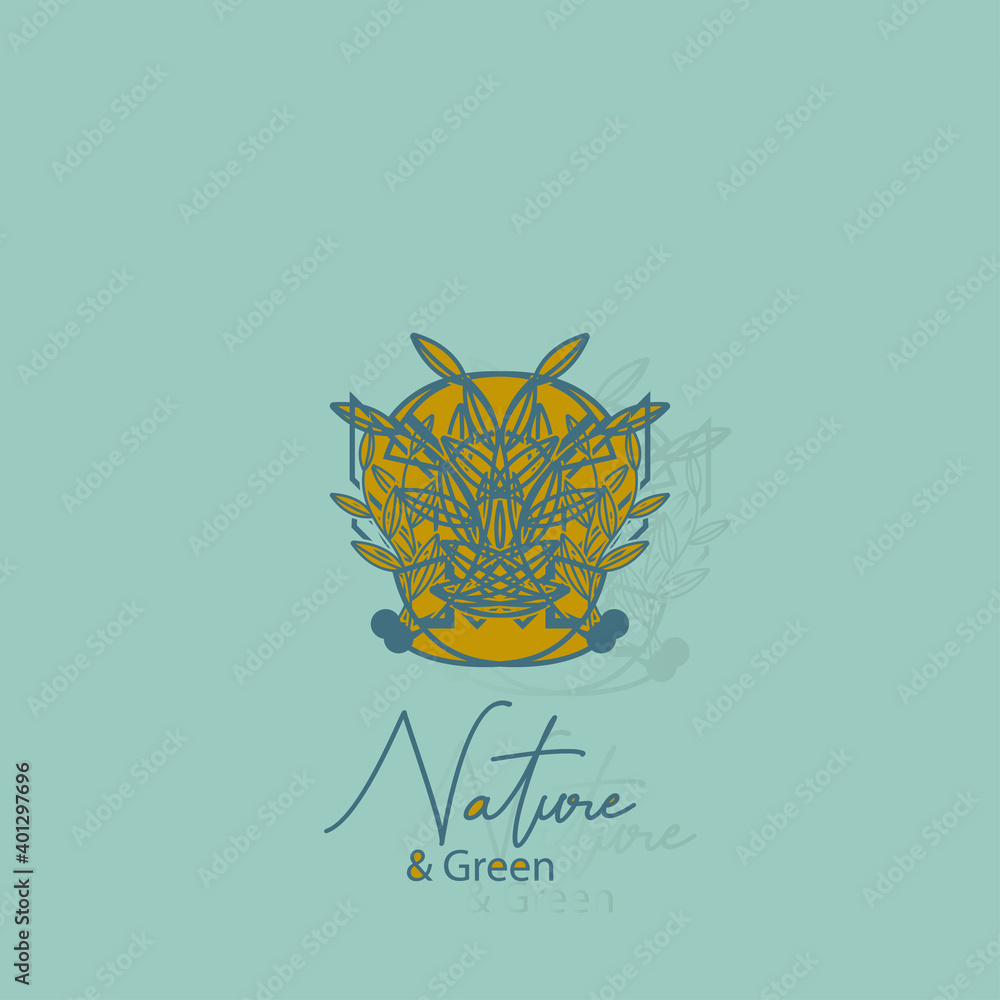 nature logo, nature, health and natural logos are contained in this ...