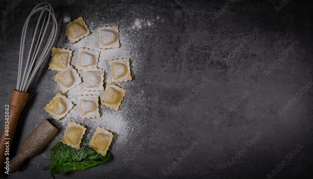 ravioli, background, cooking, cuisine, dinner, dough, flour, food ...