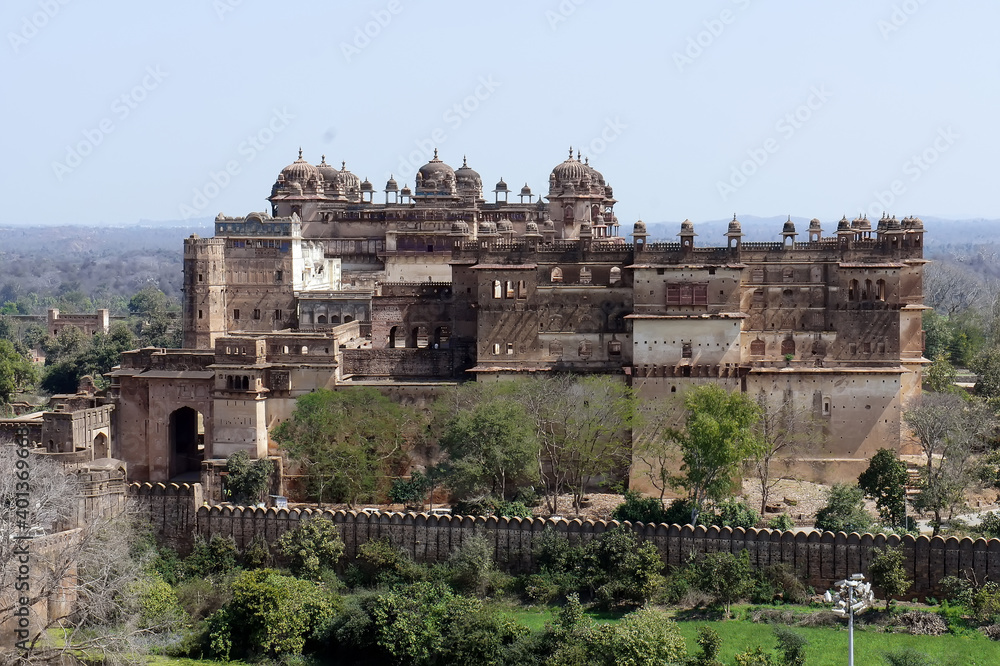 Orchha State, Orchha Fort, the ancient Indian kingdom, Orchha Reserve ...