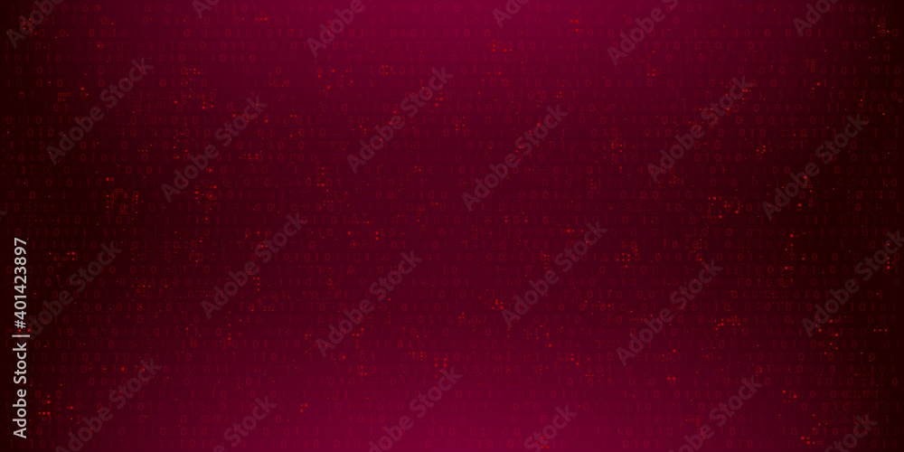 Futuristic red digital background. Backdrop in a hi-tech style with ...