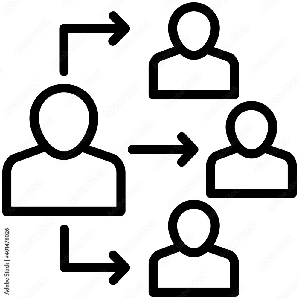 Delegate Stock Vector | Adobe Stock