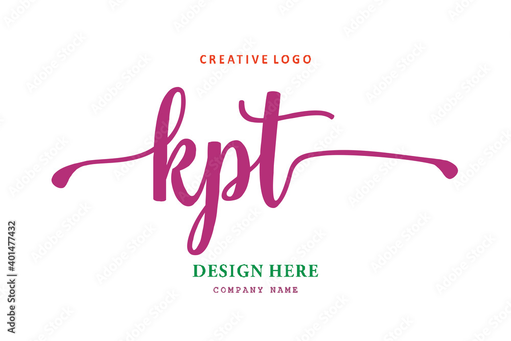 KPT lettering logo is simple, easy to understand and authoritative ...