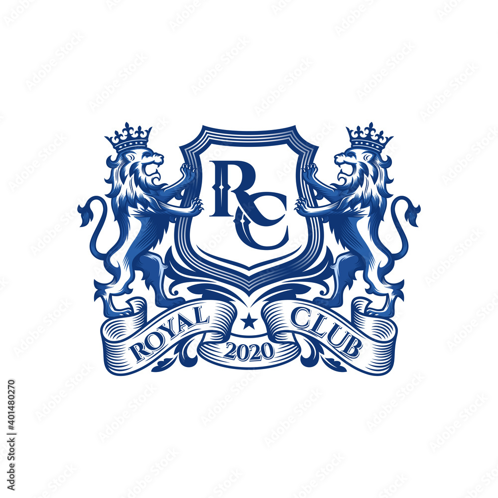 Luxury Golden Royal Lion King logo design inspiration Stock Vector ...