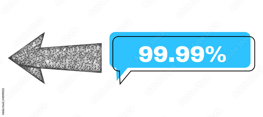 Conversation 99.99% blue bubble frame and wire frame arrow left. Frame ...