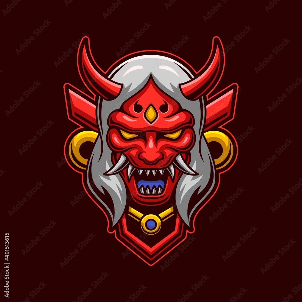 Demon Head Logo