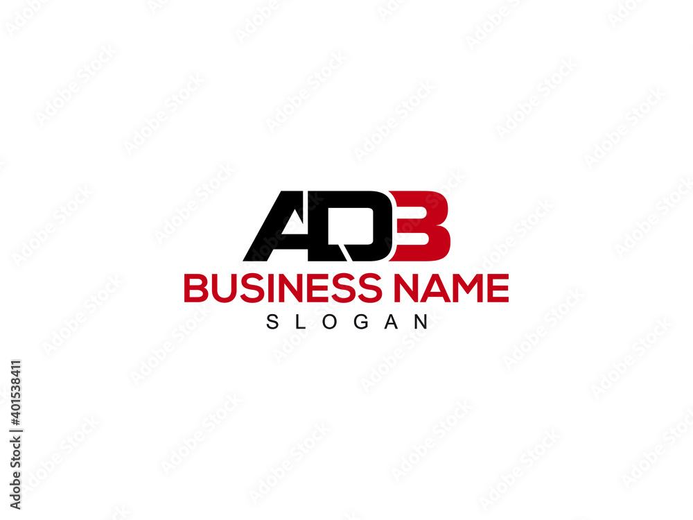 ADB Letter Logo, adb logo letter for business Stock Vector | Adobe Stock