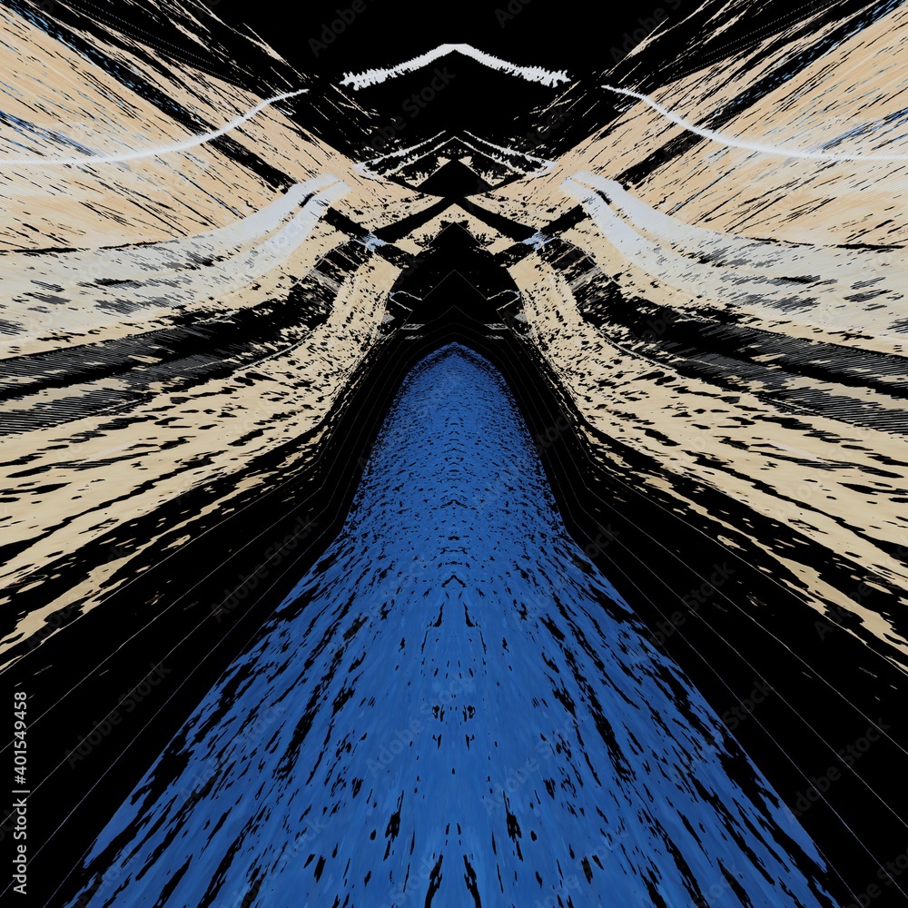 photograph of swimming pool area transformed into variations of ...