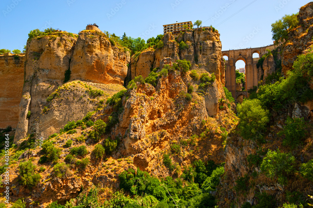 The Puente Nuevo – the New Bridge – is the most famous of the bridges ...