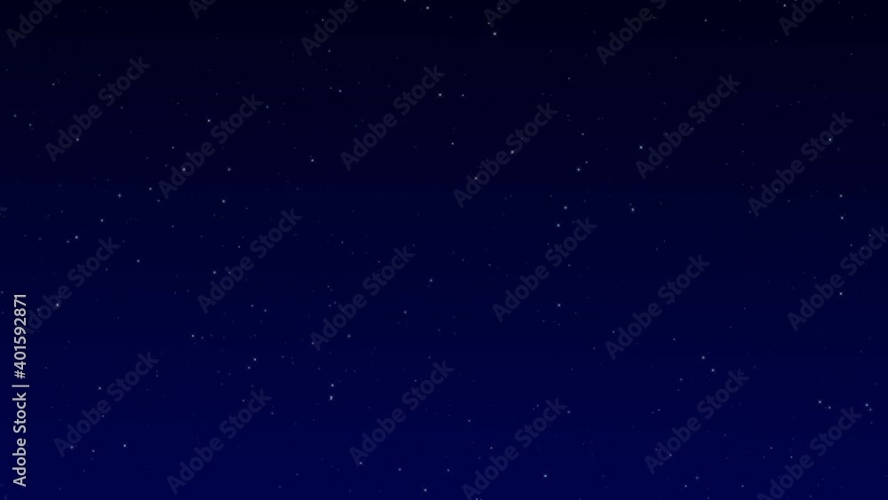 realistic starry night sky animation footage,twinkle stars on a dark ...