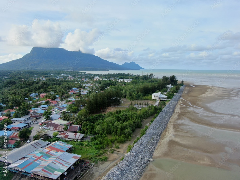Buntal, Sarawak Malaysia - December 25, 2020: The Beautiful Fishing ...