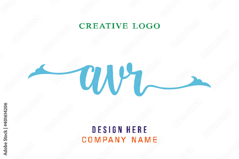 AVR lettering logo is simple, easy to understand and authoritative ...