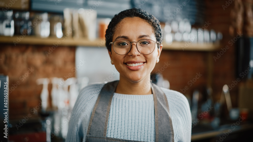 Happy Restaurant Employee