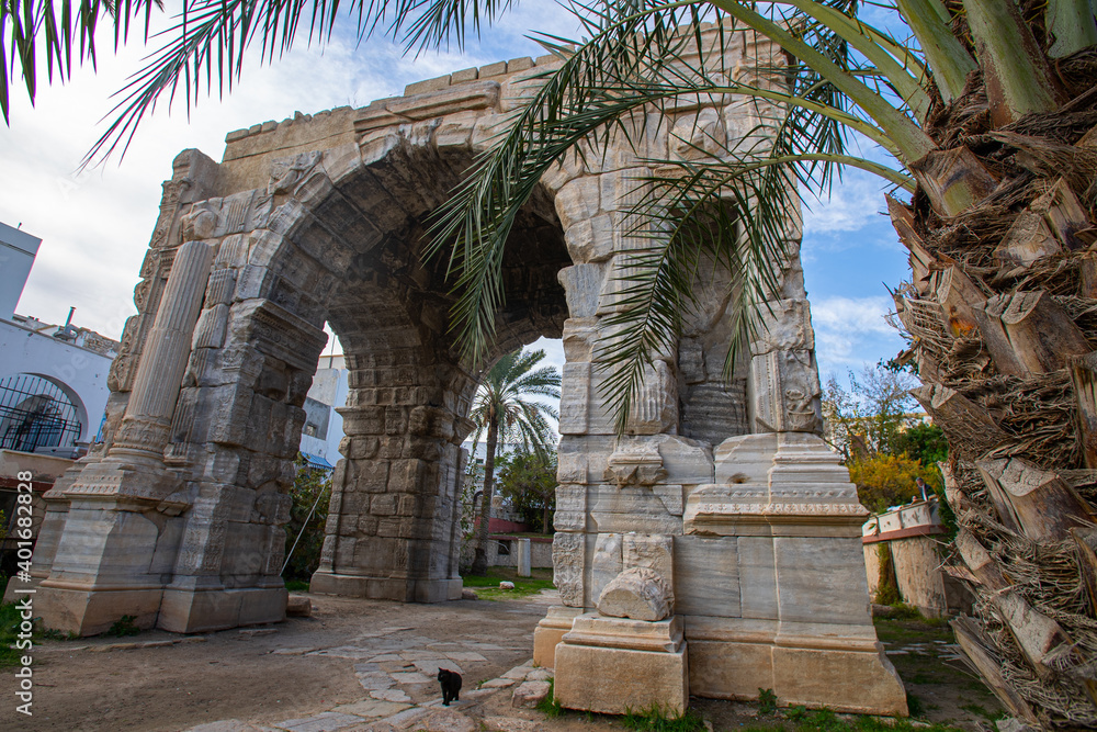 Arch of Marcus Aurelius, This triumphal arch is the only fully standing ...