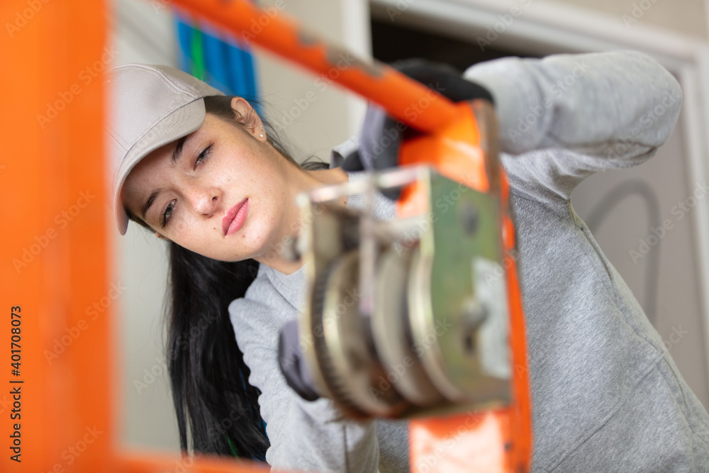young student of architecture on construction site Stock Photo | Adobe ...